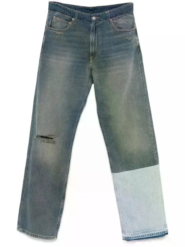 MAISON MARGIELA Colourblock Jeans - Blue