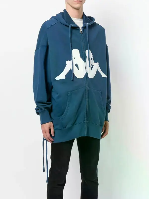 Faith Connexion Logo Print Zip-up Hoodie
