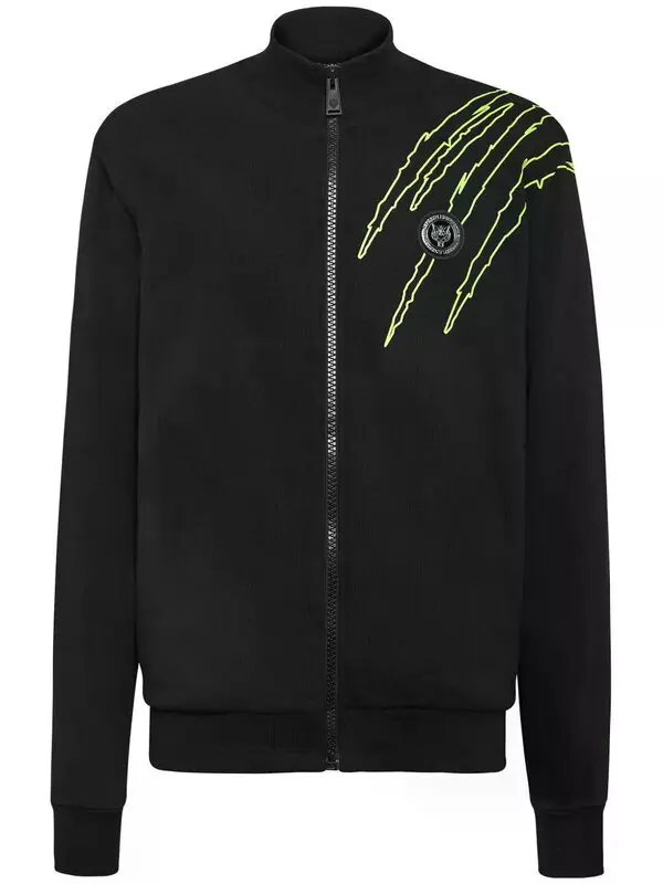 PLEIN SPORT Logo-appliqué Track Jacket