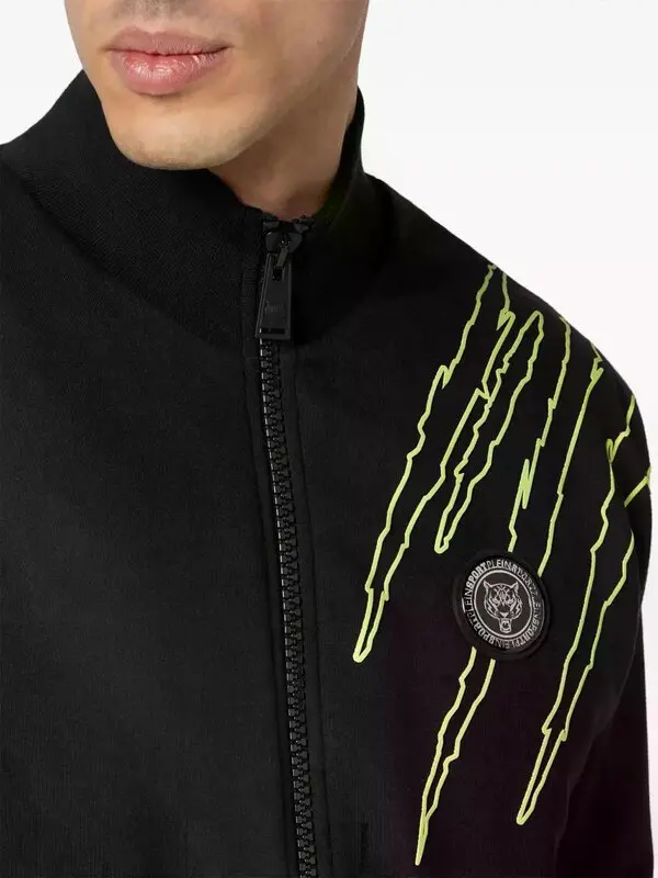 PLEIN SPORT Logo-appliqué Track Jacket