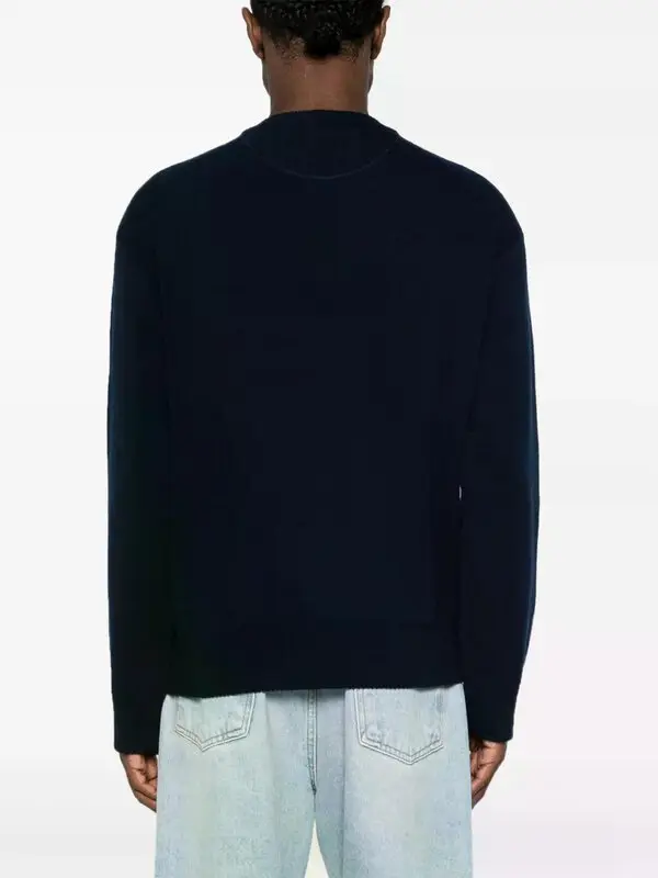 Valentino Garavani Embroidered Logo Knitted Jumper