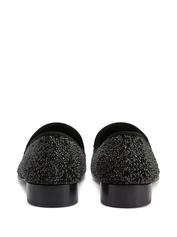 GIUSEPPE ZANOTTI Lewis Embellished Slip-on Loafers