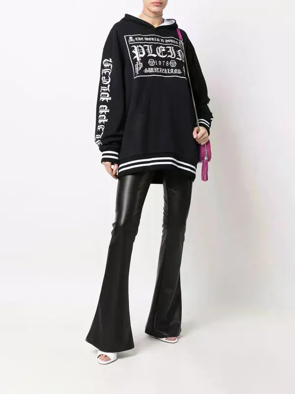 Philipp Plein Logo-print Pullover Hoodie