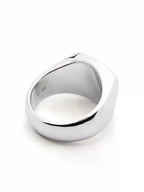 Tom Wood Shield Polished Signet Ring