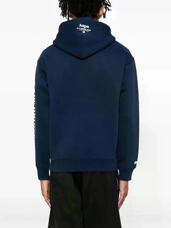 AAPE BY *A BATHING APE Logo Hooded Jacket