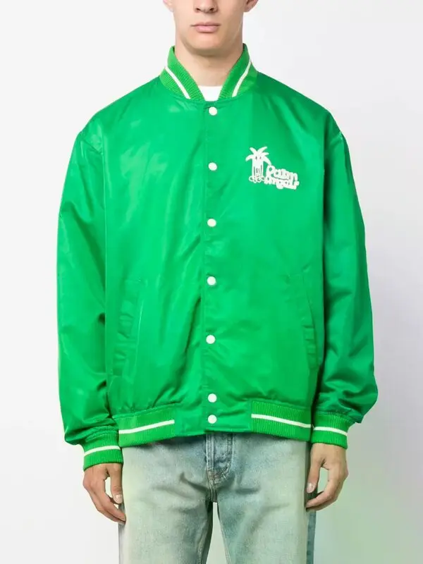 Palm Angels Graphic Print Bomber Jacket