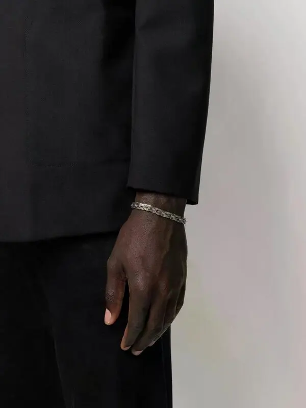 Emanuele Bicocchi Sterling Braided Bracelet