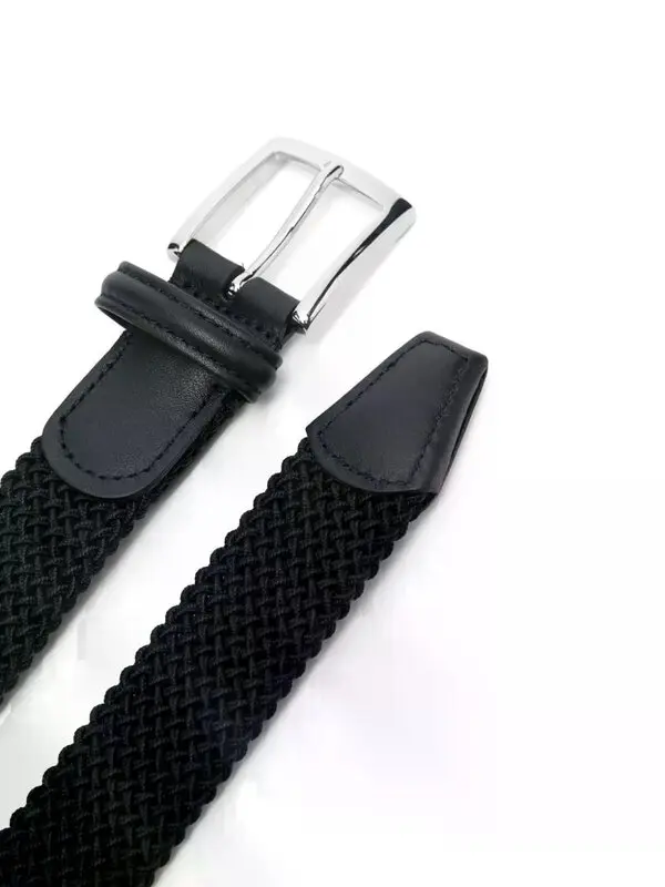 Kiton Woven Belt - Blue