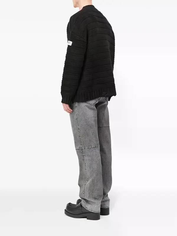 MAISON MARGIELA V-neck Knitted Cardigan