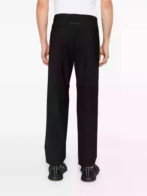 MAISON MARGIELA Panelled Pinstripe Tailored Trousers