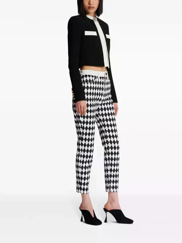 Balmain Spencer Crepe Cropped Jacket