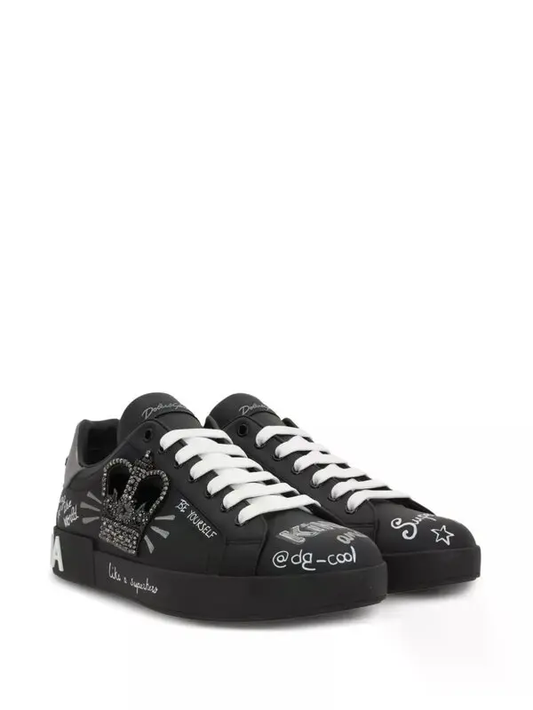 Dolce & Gabbana Portofino Lace-up Sneakers