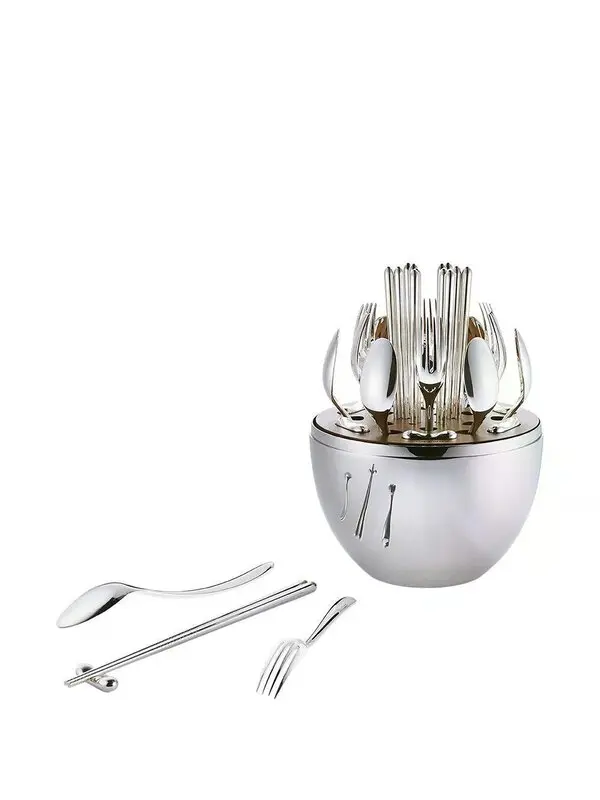 Christofle Mood Asia 24-piece Flatware Set - Silver