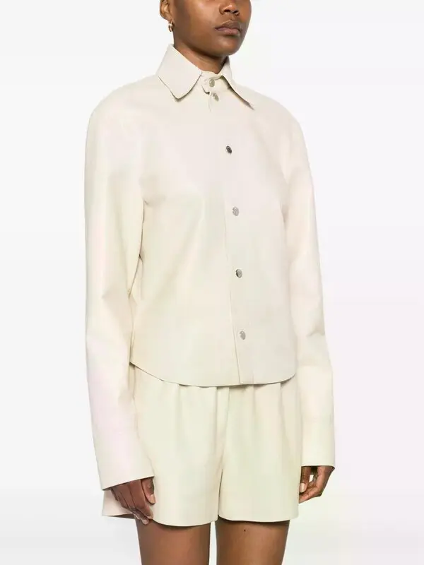 Nanushka Faux-leather Shirt Jacket