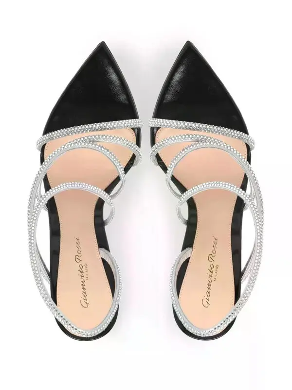 GIANVITO ROSSI 105mm Crystal Ettie Sandals