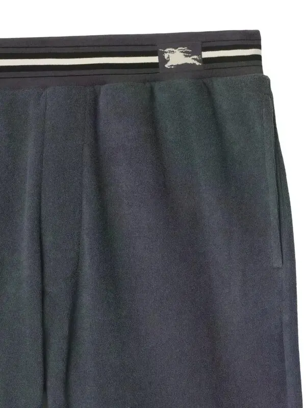 Burberry Towelling Cotton Shorts - Grey