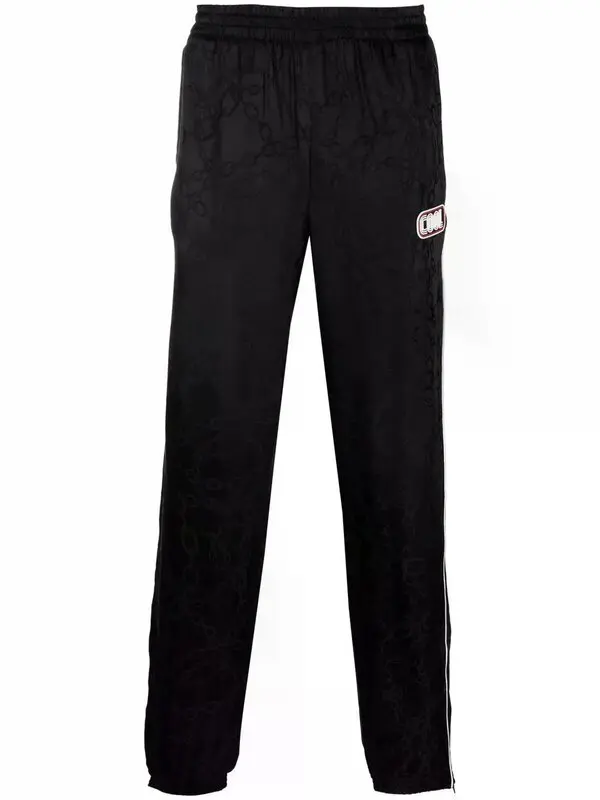 COOL T.M Chain-print Slip-on Track Trousers