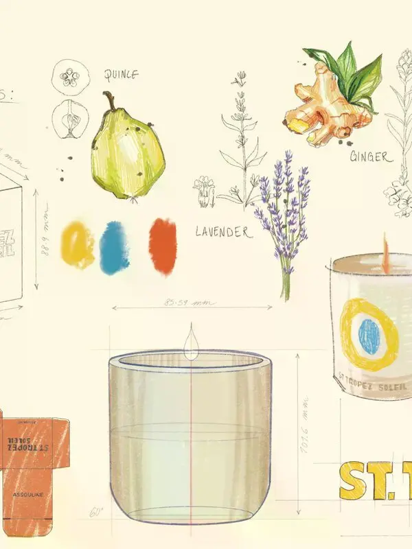Assouline St. Tropez Soleil Candle