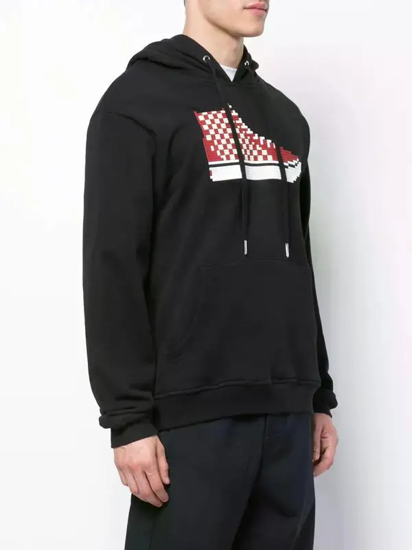 MOSTLY HEARD RARELY SEEN 8-BIT Hi-top Print Hoodie - Black