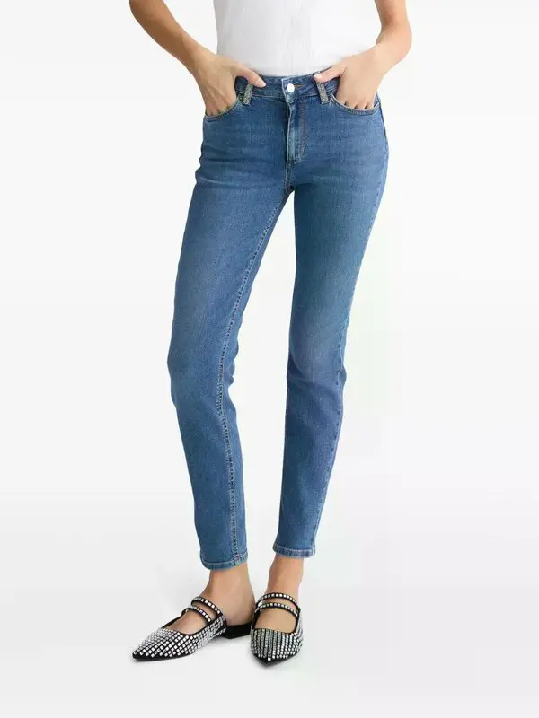 Liu Jo Rhinestone Embellished Skinny Jeans