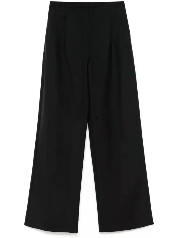 RÓHE Drawstring Trousers - Black
