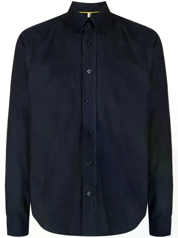 BOSS Long-sleeve Cotton Corduroy Shirt