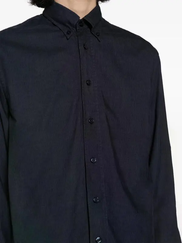 BOSS Long-sleeve Cotton Corduroy Shirt