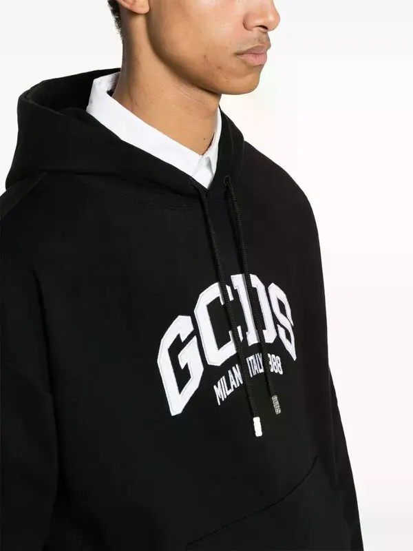 Gcds Logo Embroidered Hoodie