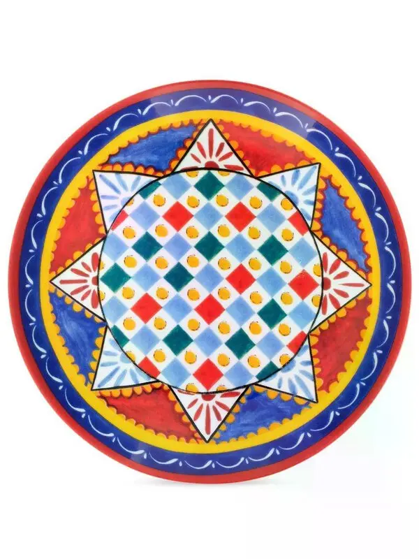 Dolce & Gabbana Porcelain Dessert Plates - Blue