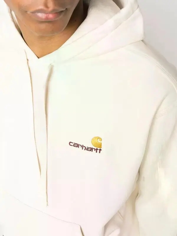 Carhartt Work In Progress American Script Cotton Hoodie
