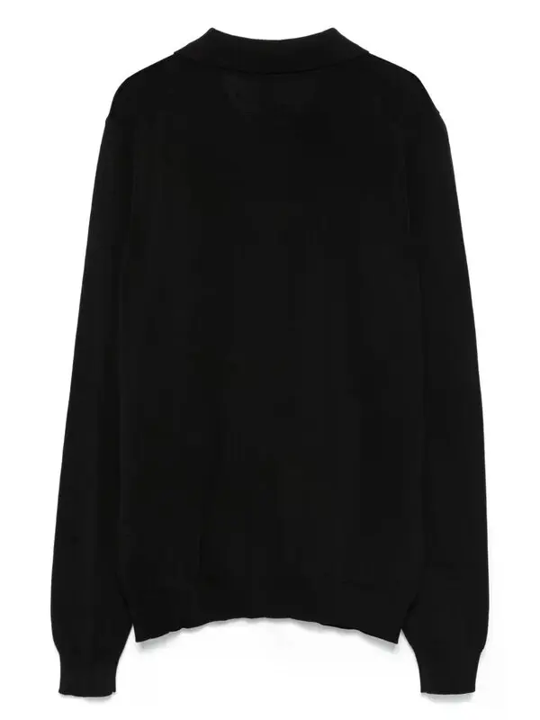 CENERE GB Knitted Shirt - Black