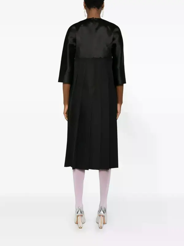 Comme Des Garçons Pleated Midi Dress