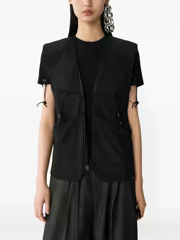 JNBY Drawstring Gilet - Black