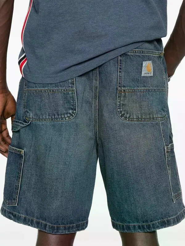 Carhartt Work In Progress Single Knee Denim Shorts
