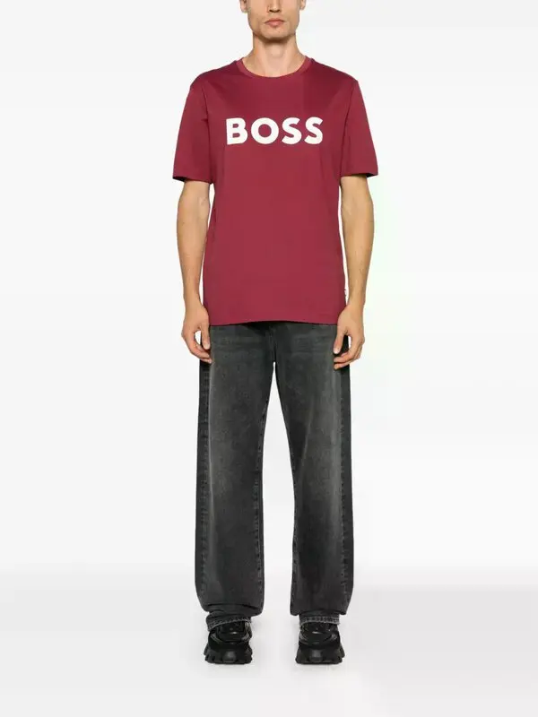 BOSS Logo-print T-shirt - Red