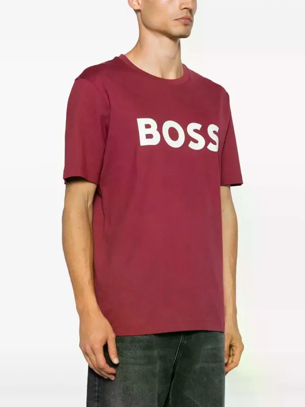 BOSS Logo-print T-shirt - Red