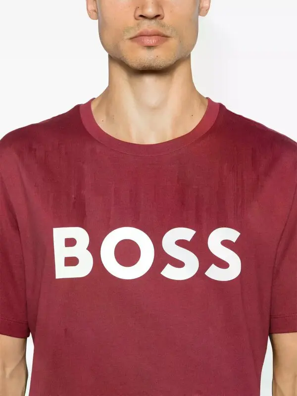 BOSS Logo-print T-shirt - Red