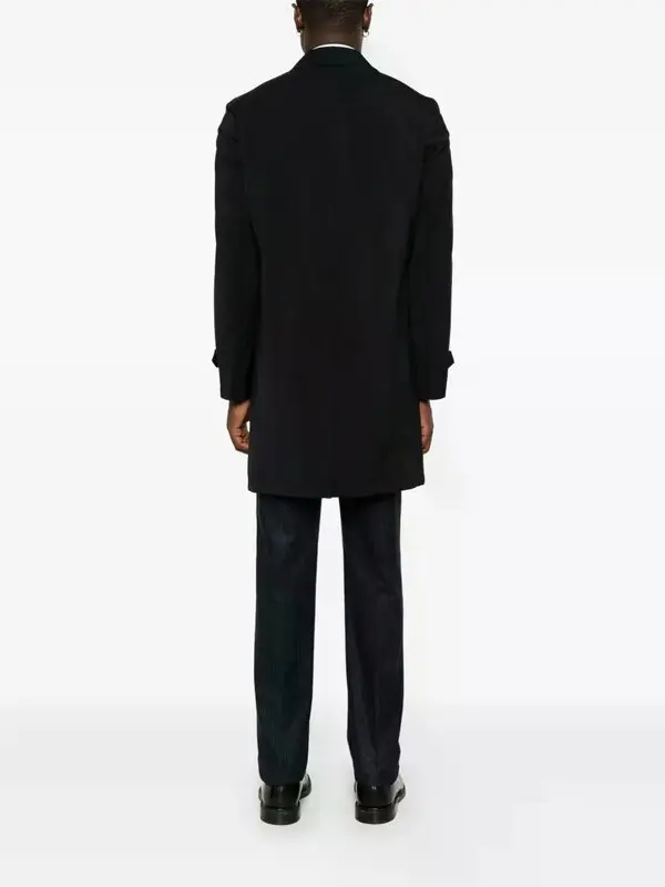 Herno Logo Plaque Gabardine Coat
