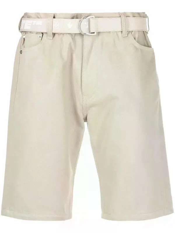 Off-White Belted Bermuda Shorts