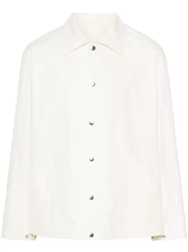 JIL SANDER Logo-print Jacket - Neutrals