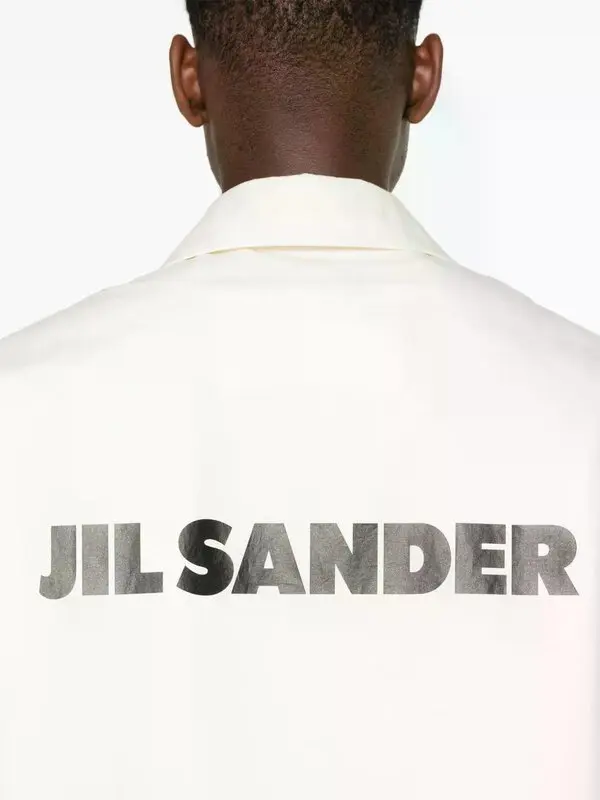 JIL SANDER Logo-print Jacket - Neutrals
