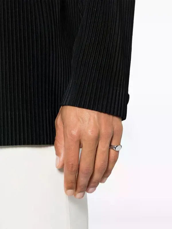 Tom Wood Joe Polished Signet Band Ring
