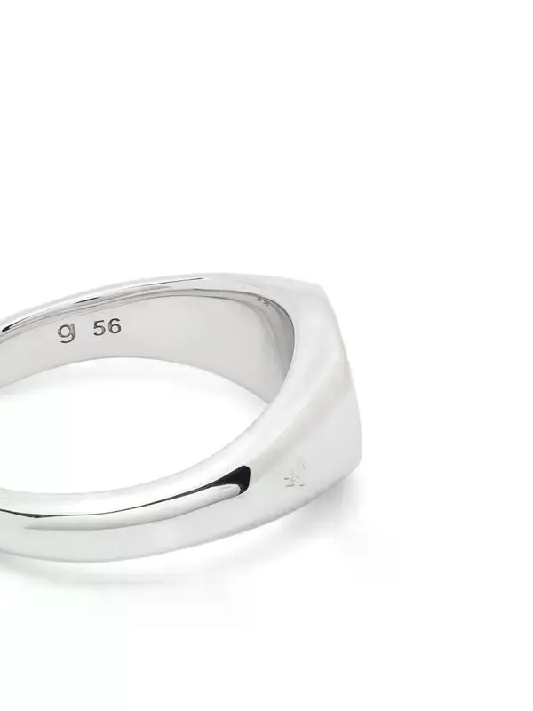 Tom Wood Joe Polished Signet Band Ring
