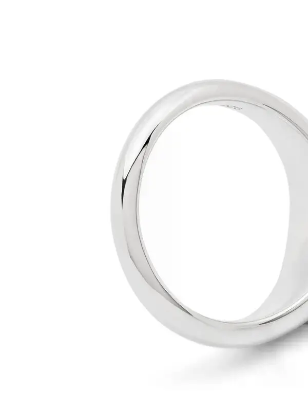 Tom Wood Joe Polished Signet Band Ring