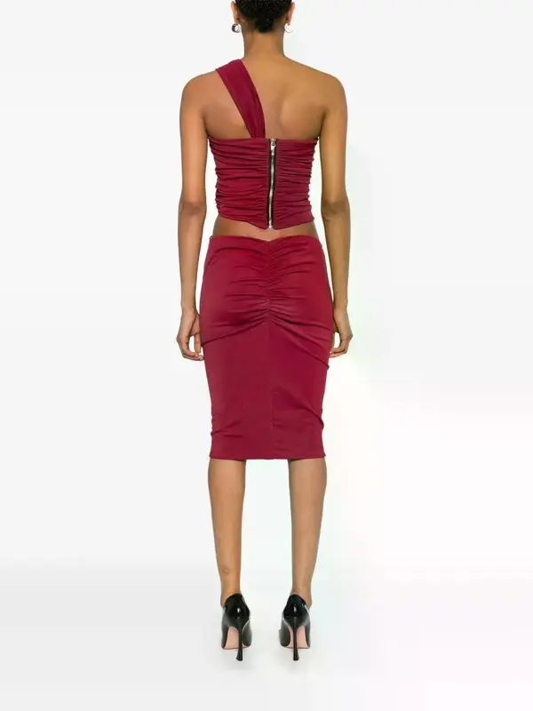 MITILIANE COUTURE Cut-out Detail Knotted Midi Dress