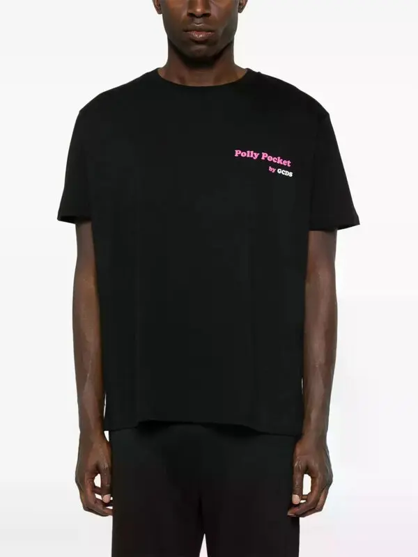 Gcds X Polly Pocket Pizza T-shirt - Black