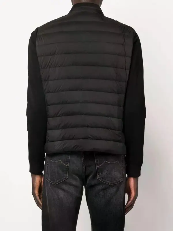 MOORER Padded Zip-up Down Gilet