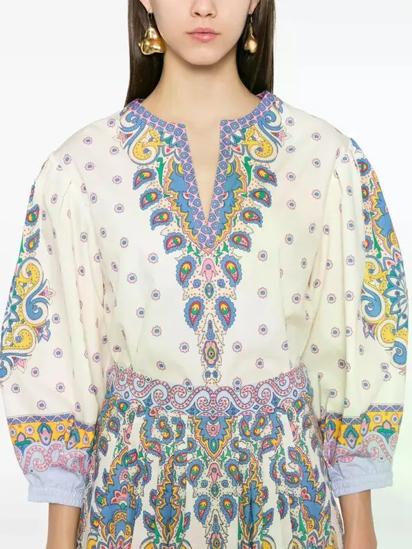 Etro Paisley Blouse - White