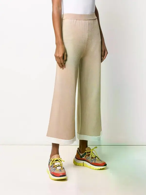 Moschino Cropped Wide Leg Trousers