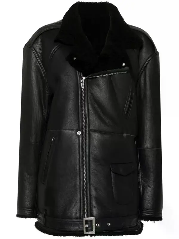 Rick Owens Calf Leather Jumbo Luke Stooges Jacket